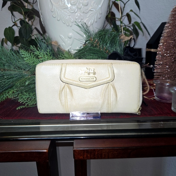 Coach | Bags | Coach Accordian Walletchalk Color | Poshmark